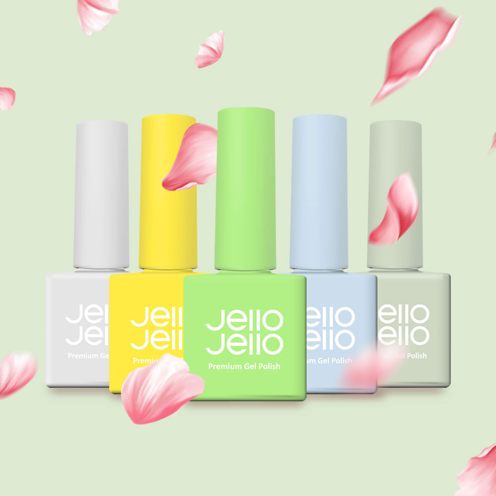 Jello Jello Premium Gel Polish in Pure Gray (JC54) | RUNWAY SUPPLY